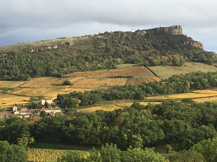Chambre Cosy Vue Panoramique Ciné Sauna Jaccuzzi - Beaujolais