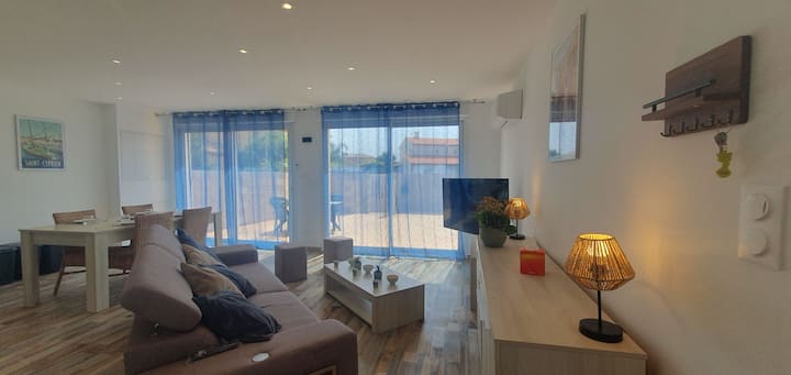 Maison Calme Climatisée+terrasse - Saint-Cyprien