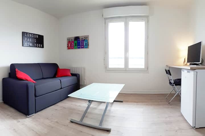 Grand T1b Rénové : 36m²/prkg /Calme/centre Ville - Orléans