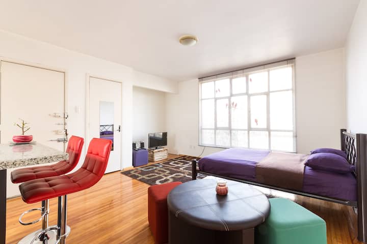 Private Clean & Cozy Loft - 300 Megas Wfi - Cidade do México