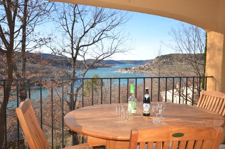 Gîte Thym 2 Chambres +Terrasse Avec Vue Sur Le Lac - Les Salles-sur-Verdon