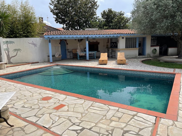 Villa Familiale Avec Piscine - Perpignan