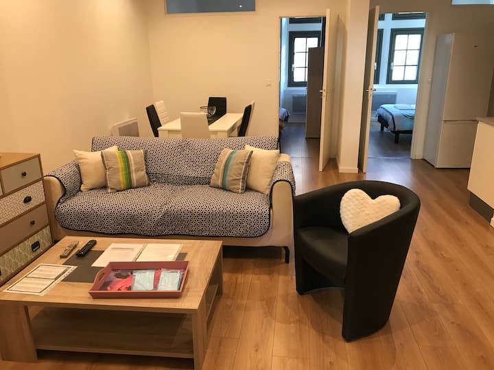 3 Chambres Lit Double, 6 Personnes,clim,wifi,70m2 - Clermont-Ferrand