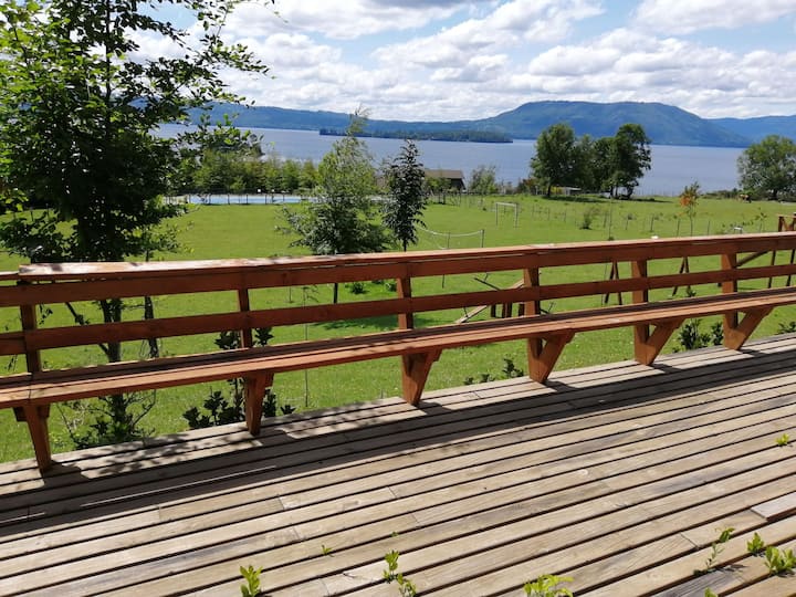 Hermosa Casa Con Una Vista Panorámica - Panguipulli