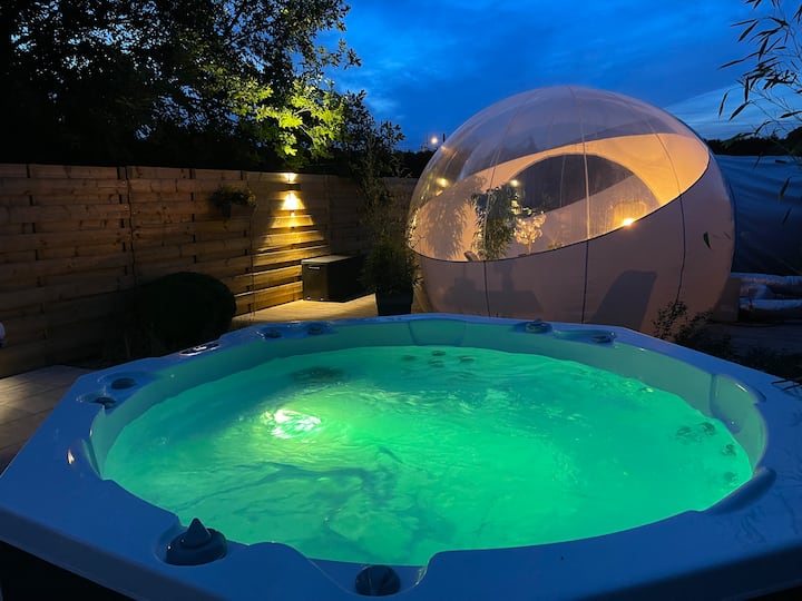 Bulle Avec Jacuzzi Et Sauna Privatif 2 à 4 Pers. - Tournai