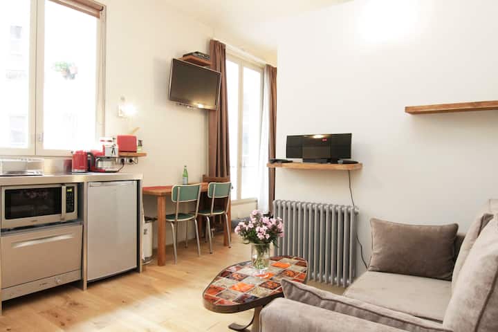 Studio Calme Au Coeur De Paris - Porte de Saint-Ouen