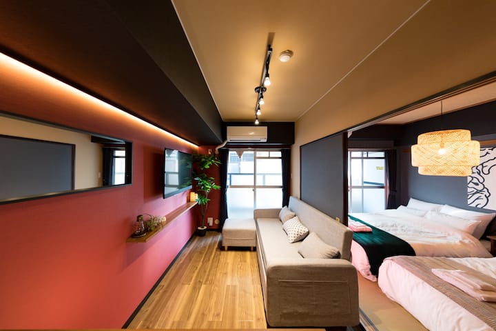 Osaka Bay Area. 5ppl/ 31sq M. 2mins Metro Station - 芦屋市