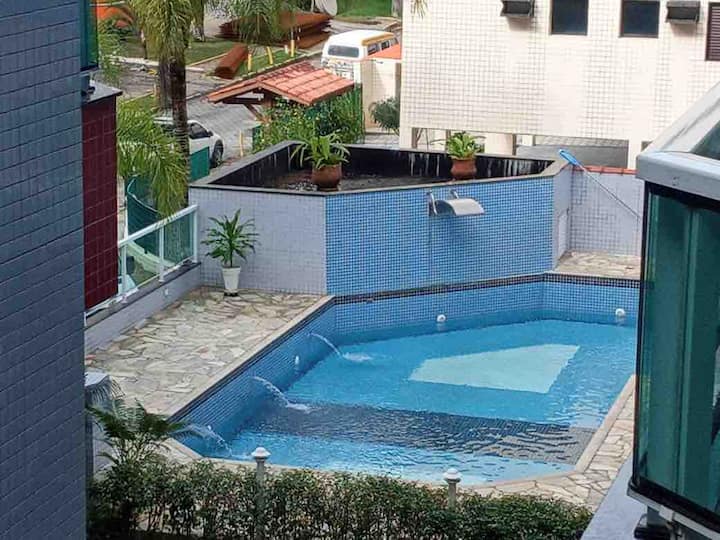 Apartamento Com Piscina à 100m Da Praia Grande - Ubatuba