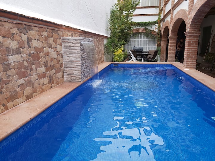 Casa Con Piscina Privada En Tequisquiapan - テキスキアパン