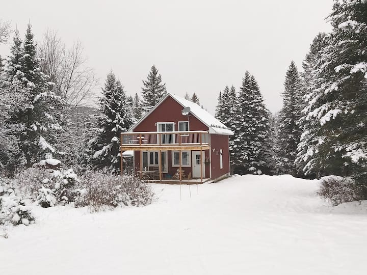 Chalet 3 Chambres, Forêt Privée / Sentiers & Spa - Sainte-Agathe-des-Monts