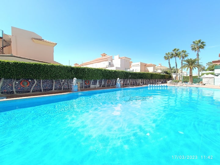 Maspalomas Holidays - Terraza - Piscina - Maspalomas