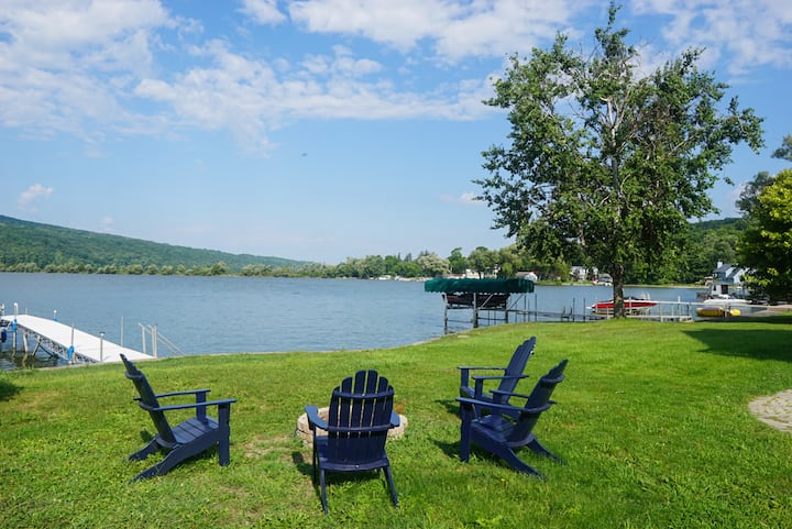 Enjoy Sunsets - Charming Lakefront 2 Br Home - Tully Lake, Tully