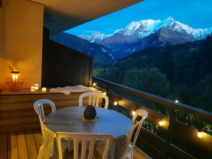 Appartement Cosy Face Au Mont-blanc - Saint-Gervais-les-Bains