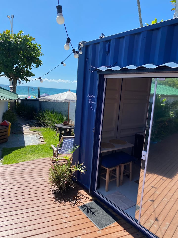 Casa Container Martim Pescador Pé Na Areia - Porto Belo
