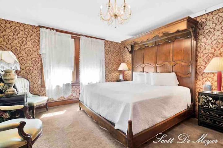 Unique King Bedroom For An Unforgettable Stay! - Mount Pleasant, MI