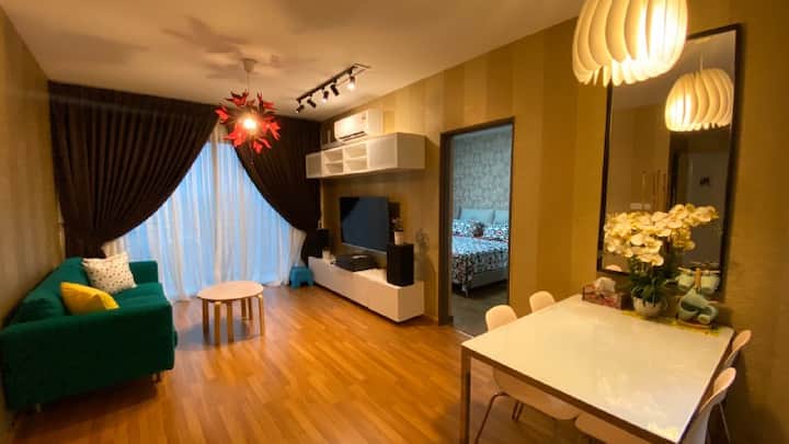 Cosy 2 Rooms Apartment Central Park D.aliff - Johor