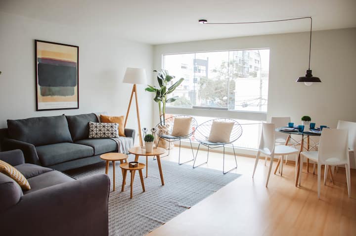 Cozy & Stylish Near The Ocean - Lima