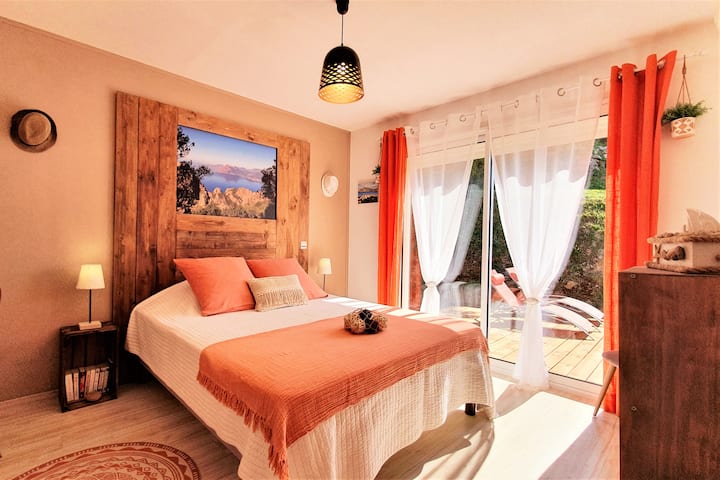 Suite Avec 2 Chambres / Villa Un Sognu / Vue Mer - Corse-du-Sud