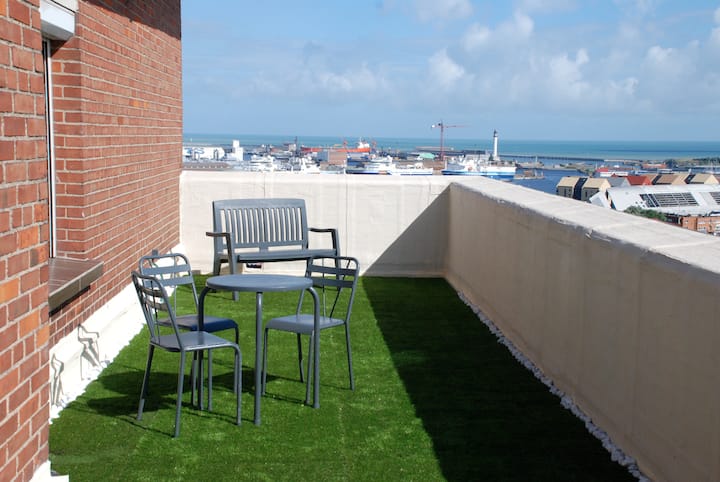 Appartement Avec Terrasse Panoramique - Penthouse - Duinkerke