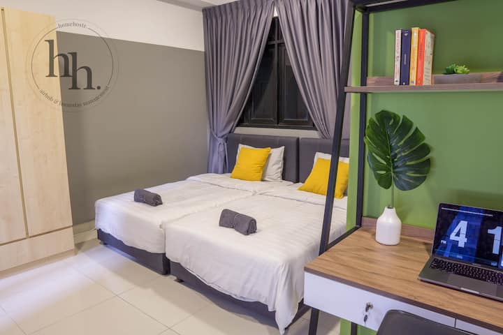 〖Legoland 2min〗cosy Studio Meridin 【Work-friendly】 - Iskandar Puteri