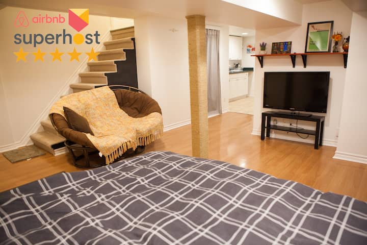 Cozy Separate Apartment Close To Downtown+airport - Mississauga