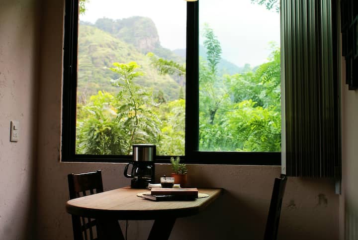 Cabaña/terraza Ollin Tepoztlán - Tepoztlán