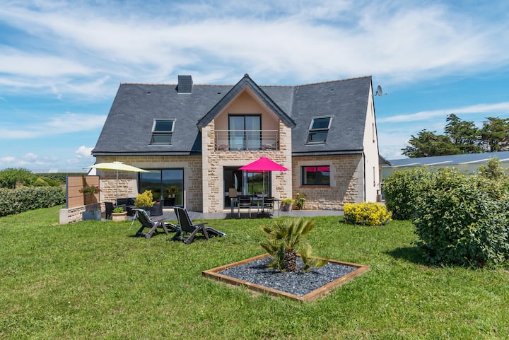 Maison "Ar Mor" : Calme, Proche Plage, Vue Sur Mer - Étel