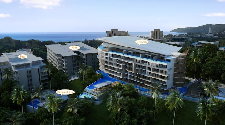 Panorama Ocean Sunset View 2bdr 180sqm +Transfer! - Kata Beach