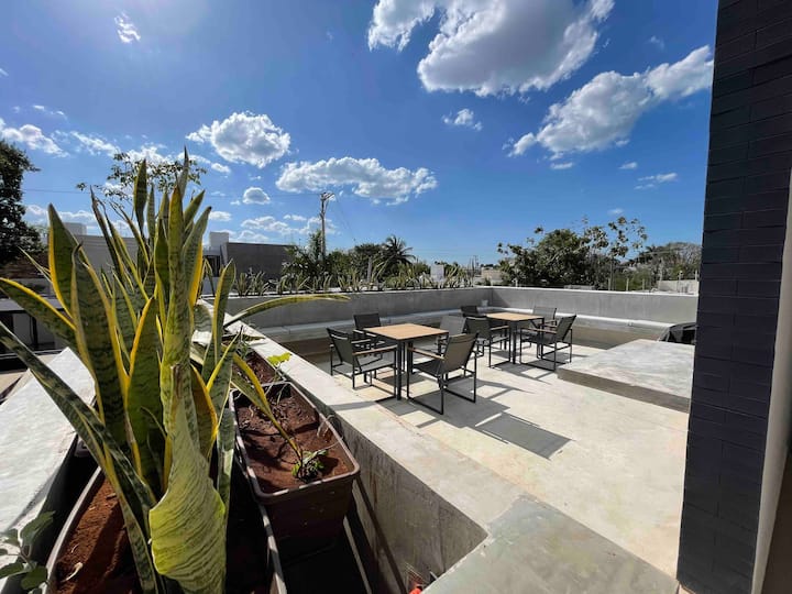 Loft “Azul Amé”mérida Norte. Montes De Amé - Mérida