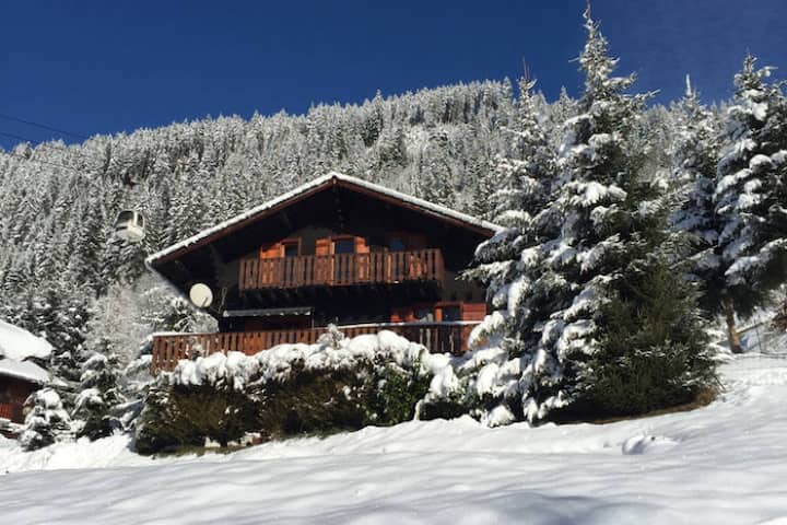 Chaleureux Chalet Avec Vues Spectaculaires - La Chapelle-d'Abondance