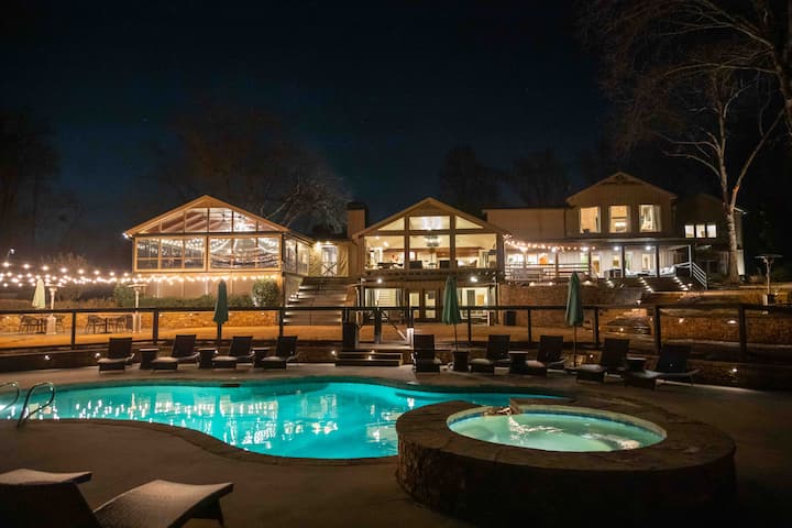 Ark On Lake Lanier 14 Bd, 12 Ba Lake House Slps 27 - Lake Lanier