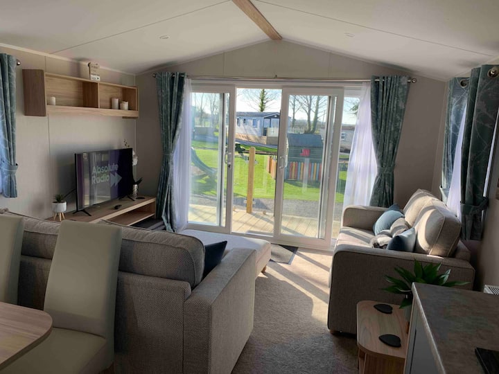 Cumbria Cabins. Lake District. Gilcrux. New Cabin. - Maryport