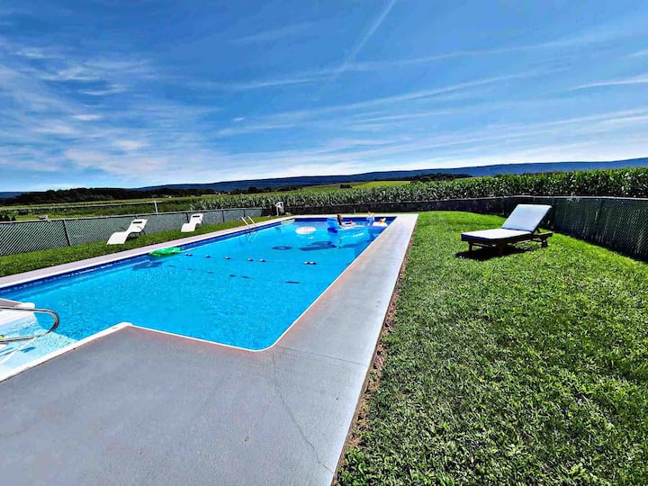 Country Escape W/private Pool! 10 Min To Knoebels - Satellite, Elysburg