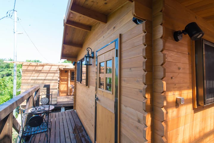 C 緑と海に囲まれた自然豊かな高台のログコテージでBbqを！【ログコテージ デジャブ】 - Atami