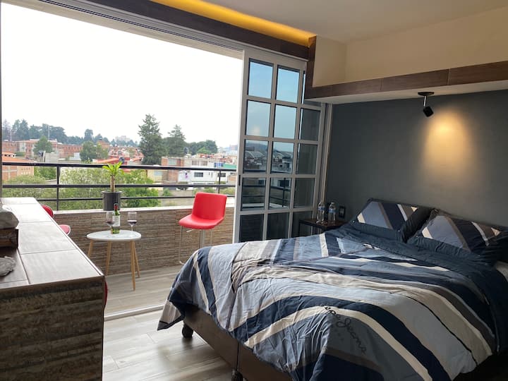 Depa-balconcito Acogedor Toluca-metepec- Galeríasm - Toluca