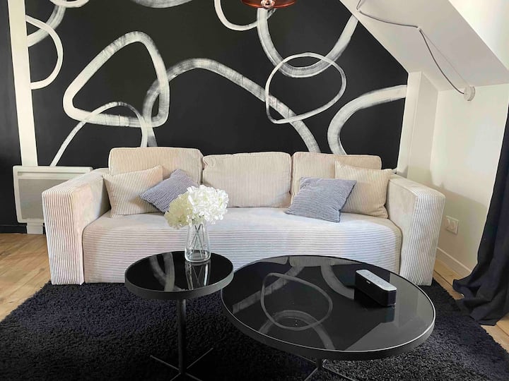 Maison Yuki - Noir Neige | Chic, Calme & Confort - Mont-Dore