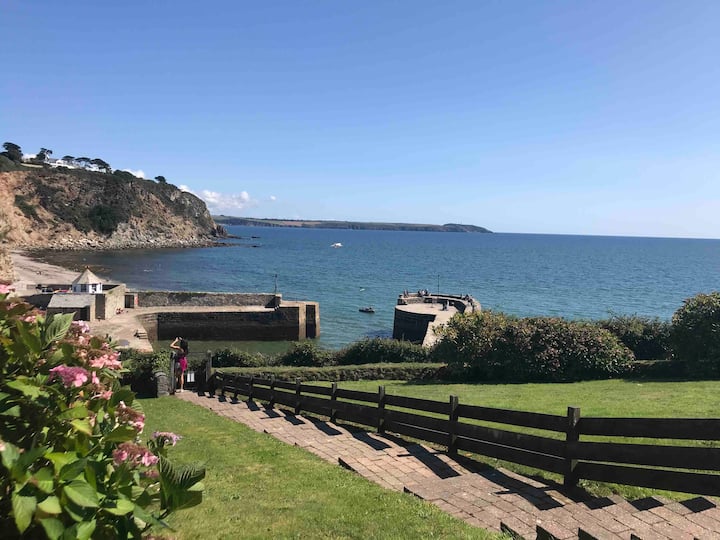 Charlestown Cornwall Cottage Breathtaking Sea View - St Austell