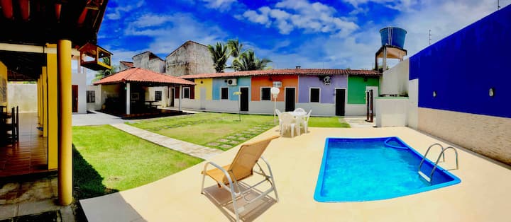 Casa Com Piscina - 300m Do Centro - 400m Da Praia - Prado, Brazil