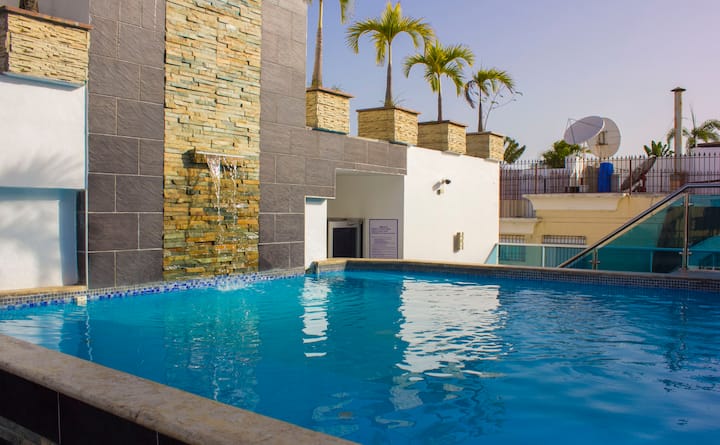 Modern & Centric Apartment At Downtown Pool & Gym - Santo Domingo