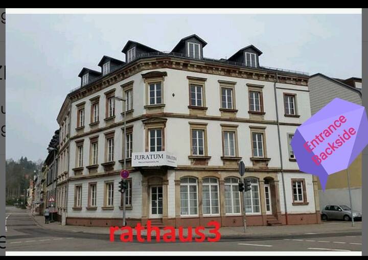 Zentral: 2 Zimmer, Balkon, Küche - Homburg