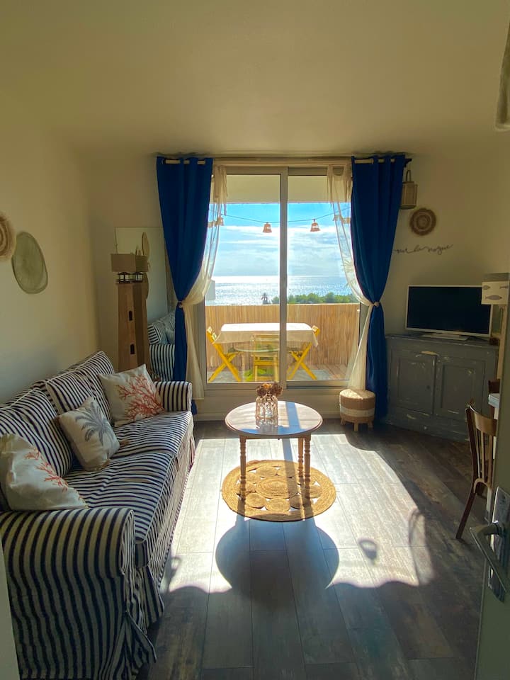 Studio Vue Mer, Avec Place Parking Privée - La Ciotat