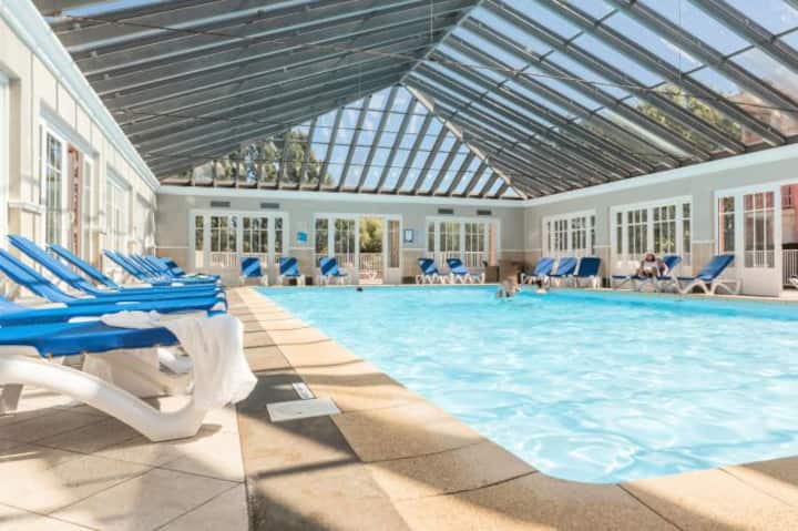 Appartement 5 Pers Avec Piscine Et Court De Tennis - 르 뚜께-빠히-쁠라쥬