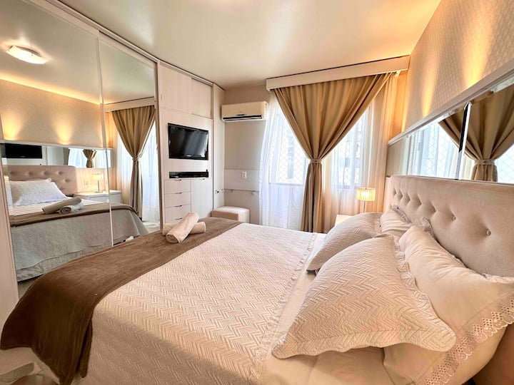 Apto34 C/3 Qts Churrasq Btv Centro 300 M Praia - Balneário Camboriú