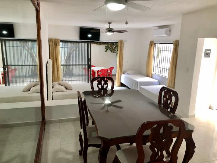 Loft En Zona Residencial Frente A Puerto Cancún - Cancún
