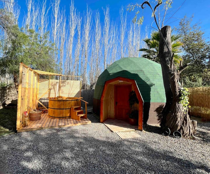 Domo En Entorno Natural, Con Piscina Y Tinaja. - Paine