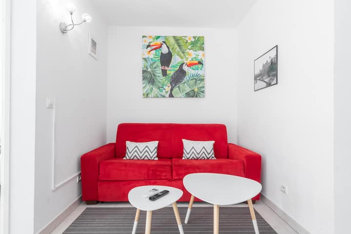 2 Pièces , Terrasse, Lift, , Air-con,free Parking - Nizza