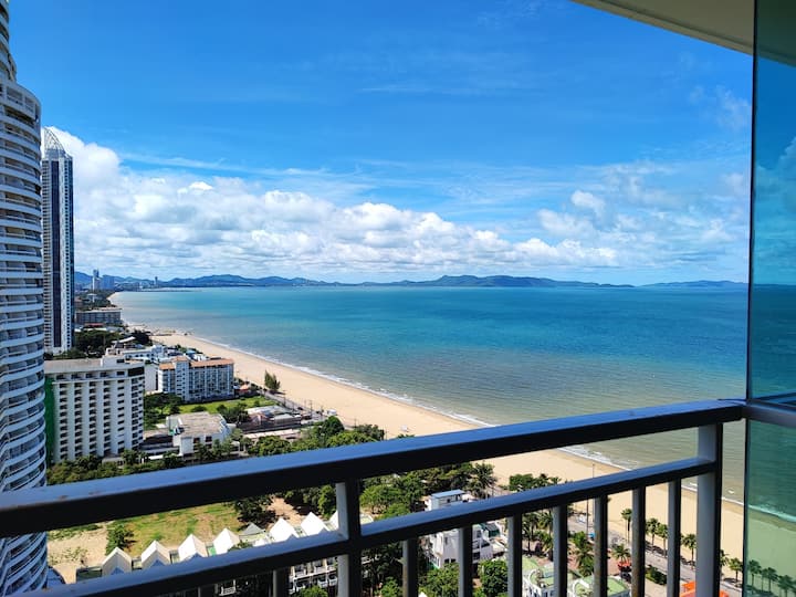A2612配套齐全的绝美海景公寓lumpini Park Beach Jomtien - Pattaya City