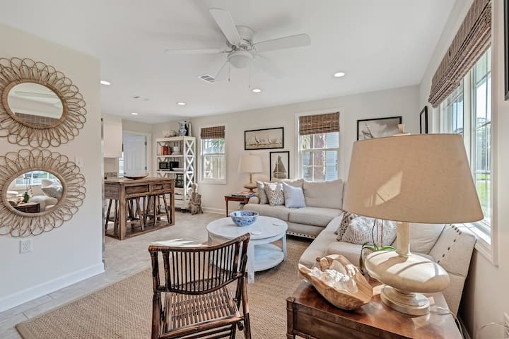 Double Palms On Horsepen Creek - Marsh View Cottage - Tybee Island, GA