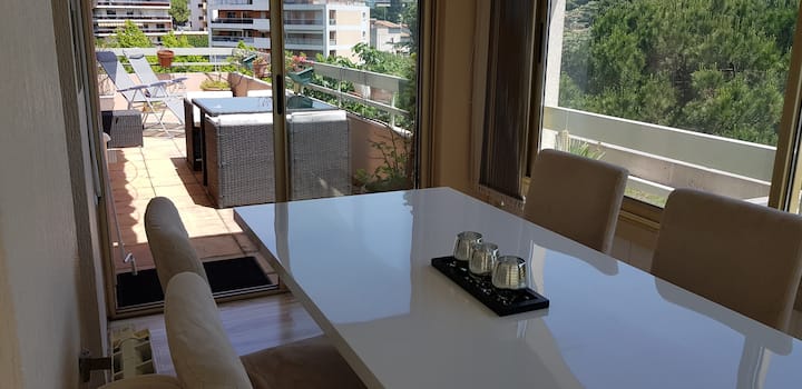 Charmant 2 Pièces Avec Parking Et Belle Terrasse - Cagnes-sur-Mer