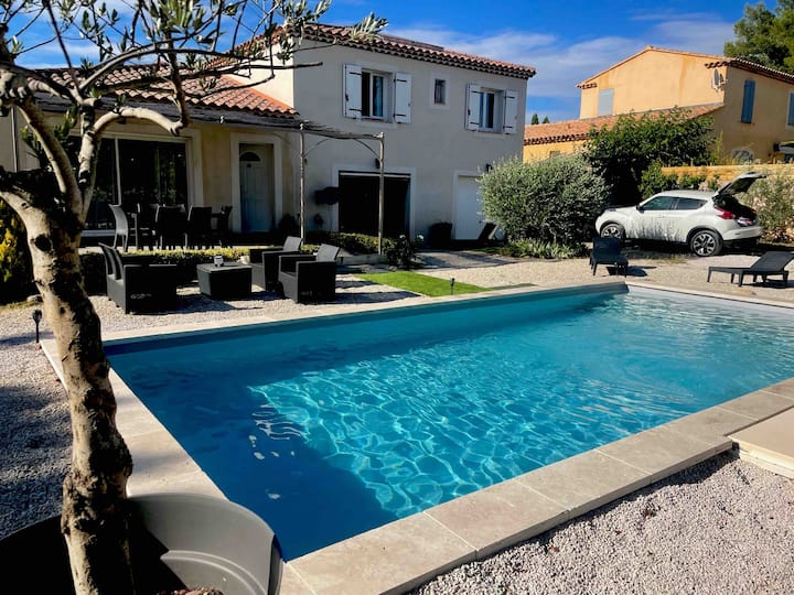 Villa Sur Eguilles Avec Belle Piscine - Aix-en-Provence